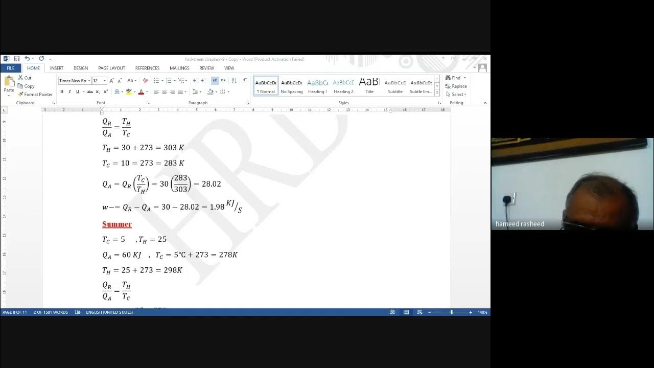Thermo ch7 - YouTube