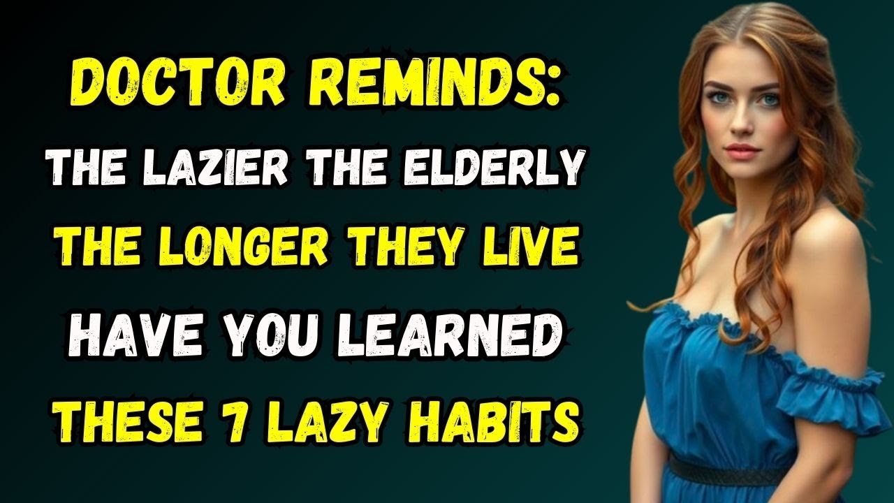 Doctors say: The lazier the elderly, the longer they live! Have you ...