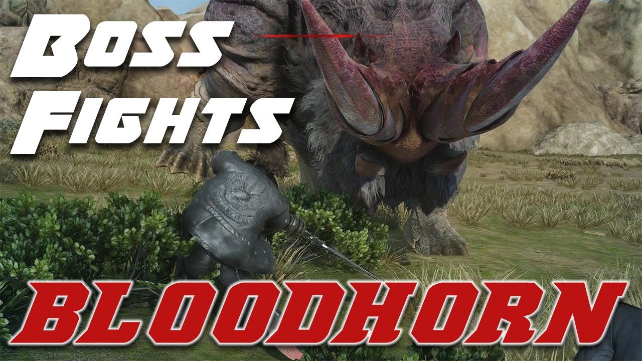 Final Fantasy 15: Chapter 1 | Boss Fights - Bloodhorn - YouTube
