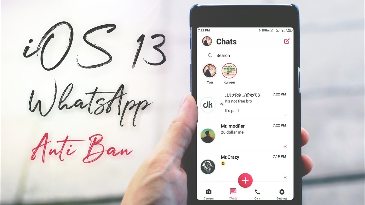 How To Install iOS 13 WhatsApp In Android Mobile - YouTube