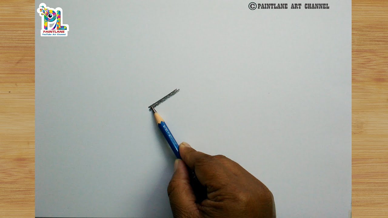 How to draw evening landscape art with pencil sketch and shading ...