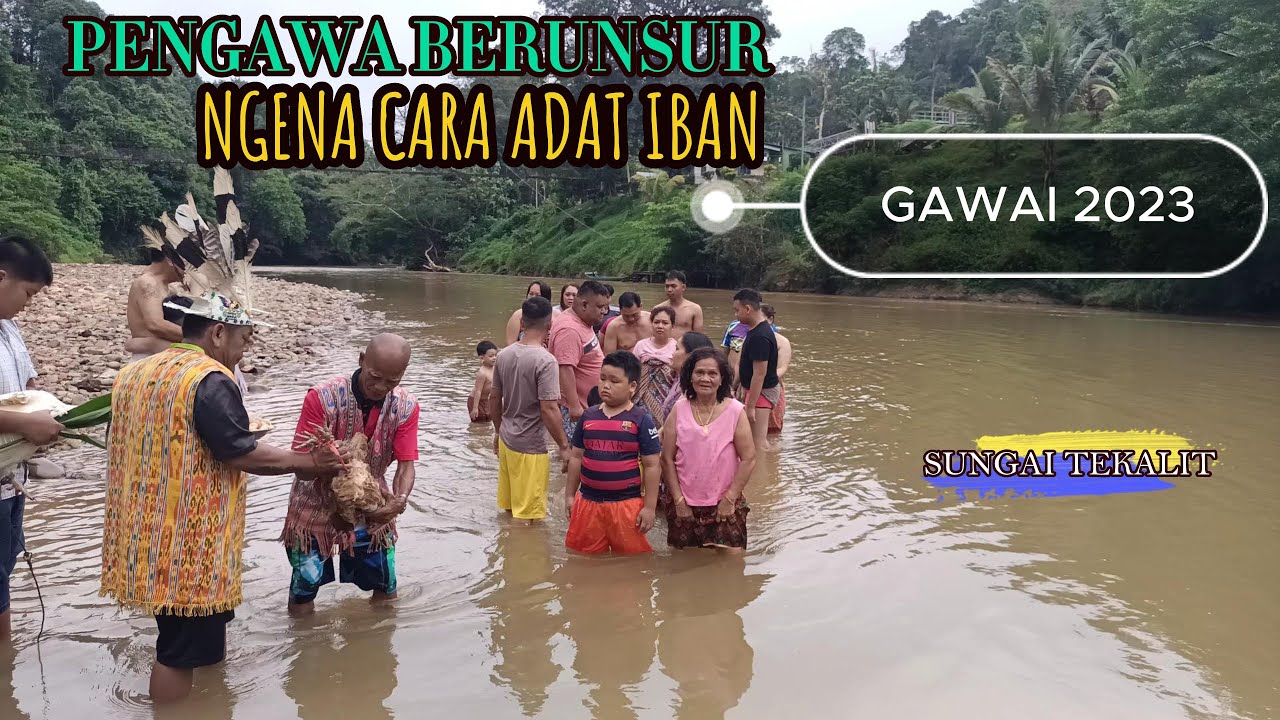 BERUNSUR NGENA CARA ADAT IBAN RUMAH PANJAI. - YouTube