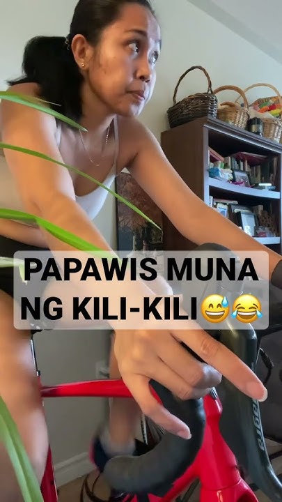 MORNING BIKE! MAGPAPAWIS LANG MUNA NG KILI-KILI 😅😂🚴‍♀️🚲 | #indoorbike #morningexercise - YouTube