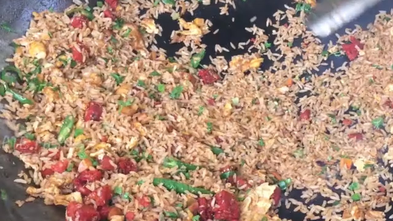 How To Make Ginger Egg Fried Rice | Ginger Egg Fried Rice | Street Food ...