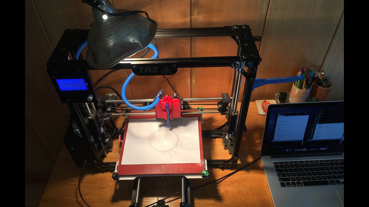 Audio Responsive 3D Printer Drawing Machine - YouTube