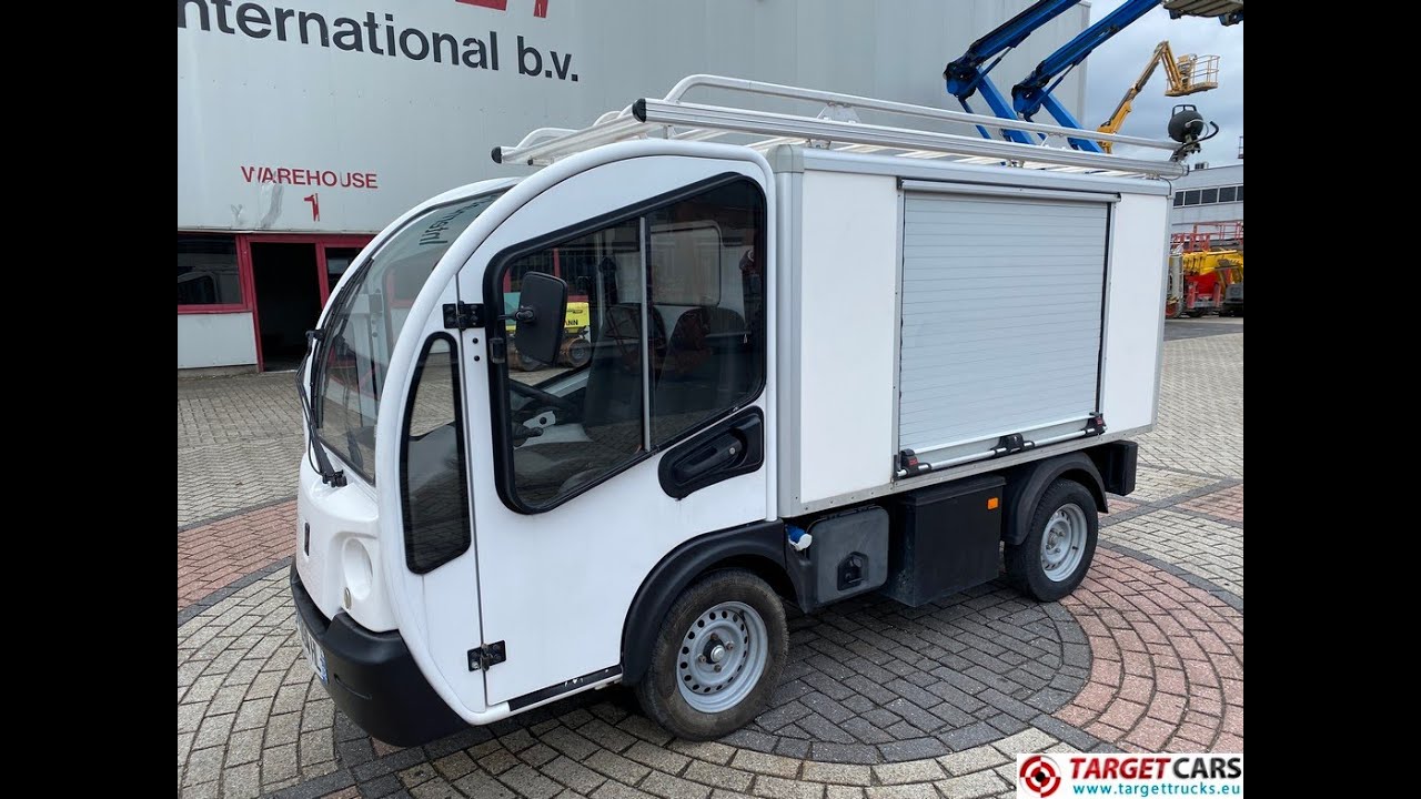 781573 GOUPIL G3 ELECTRIC G3L UTILITY VEHICLE UTV CLOSED BOX LONG VAN ...