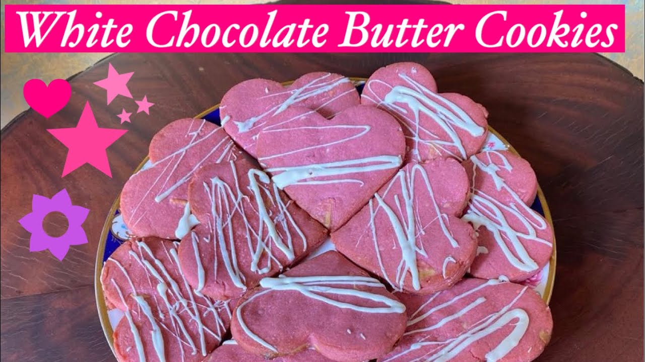 White Chocolate Butter Cookies - YouTube