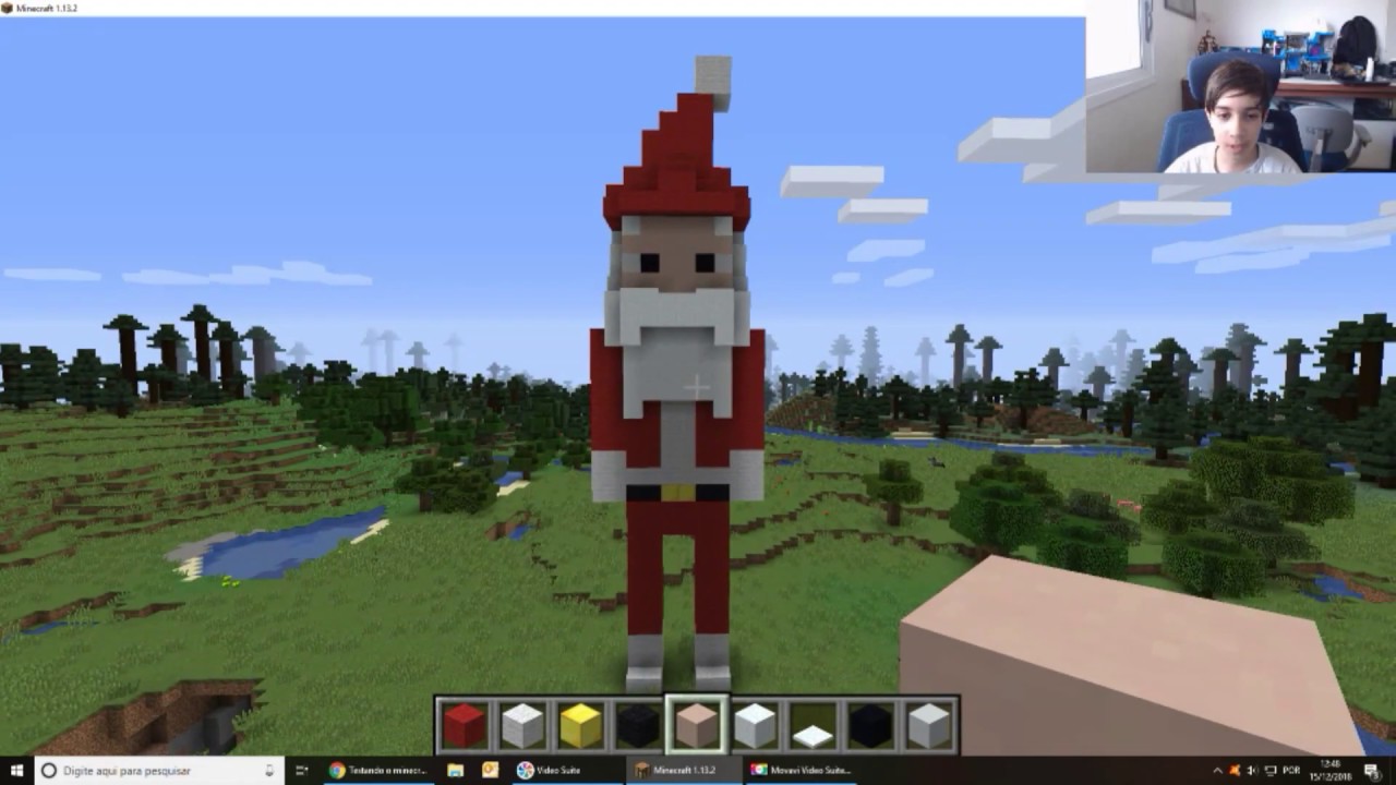 COMO MONTAR O PAPAI NOEL NO MINECRAFT! - YouTube