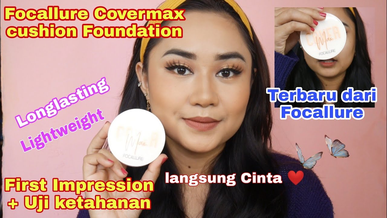 TERBARU: Focallure Cushion Foundation Covermax-TES KETAHANAN - YouTube