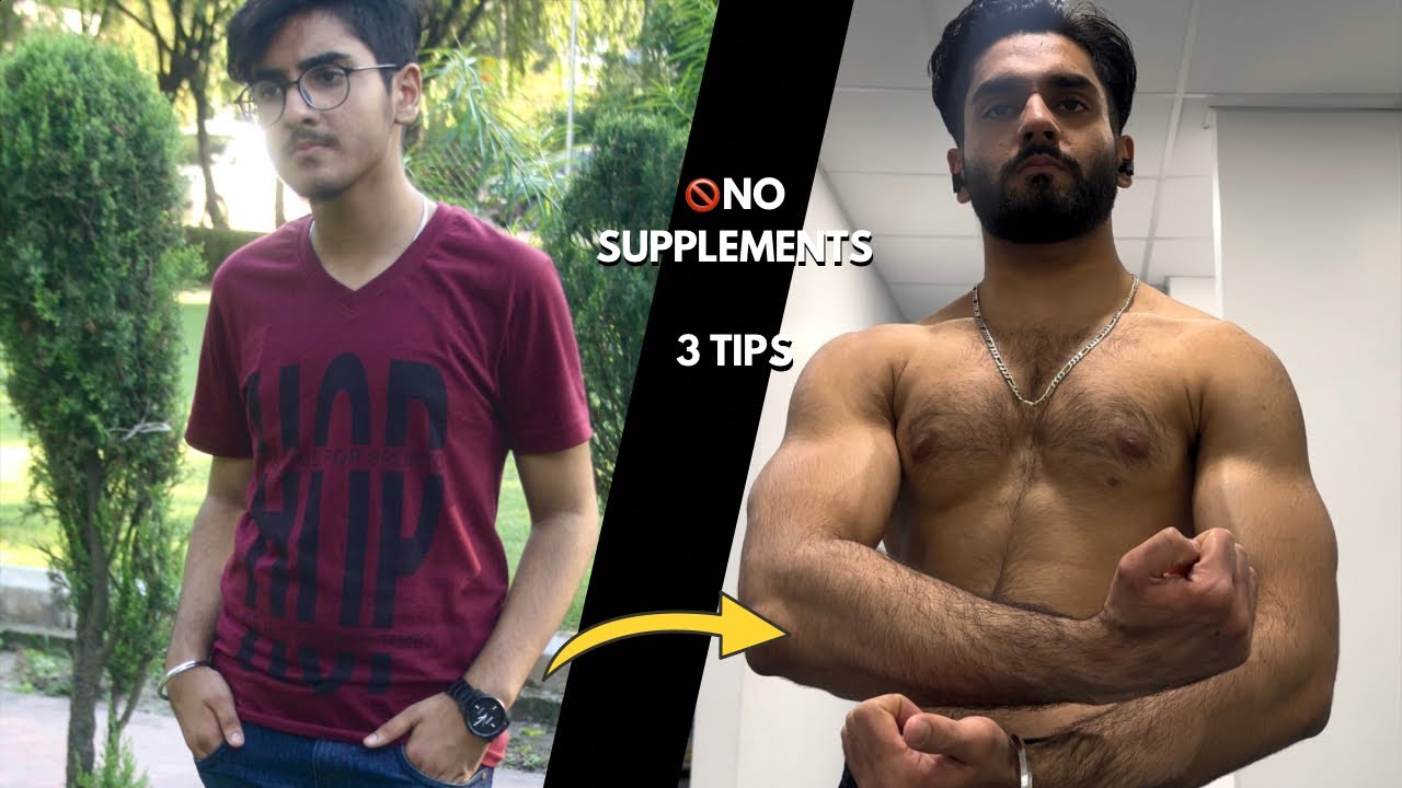 How I Transformed my Body and Build Muscles Without Supplements ...