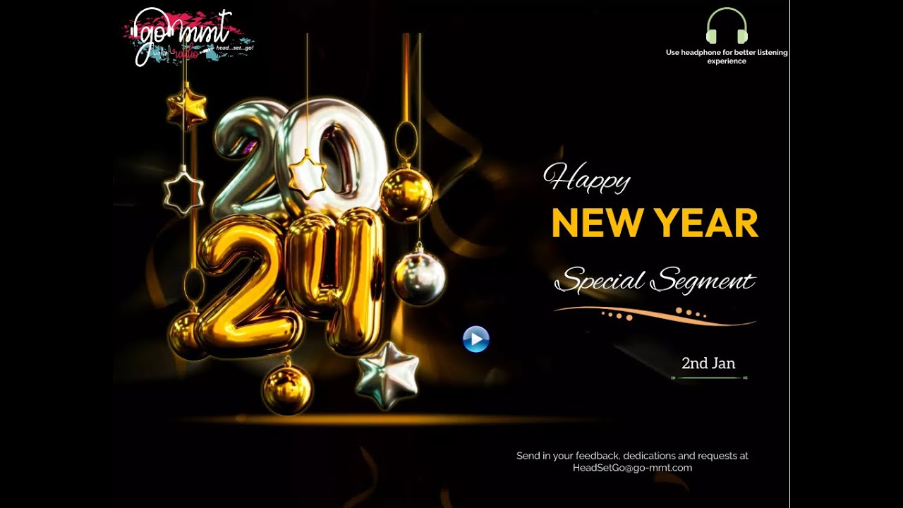 New Year Special segment with RJ Rubi on GO-MMT Radio | Tune in now ...