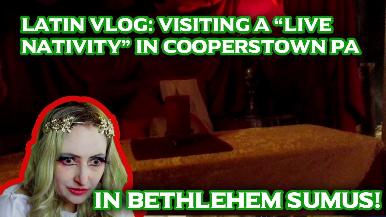 In Bethlehem sumus | Live Nativity in Latin | AncientRomeWithAmy - YouTube