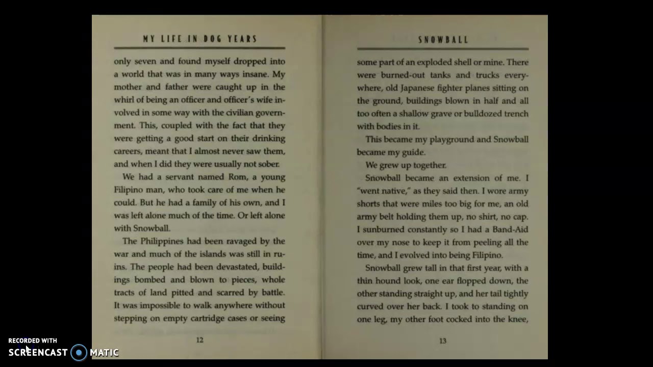 My Life in Dog Years Snowball Day 2 - YouTube