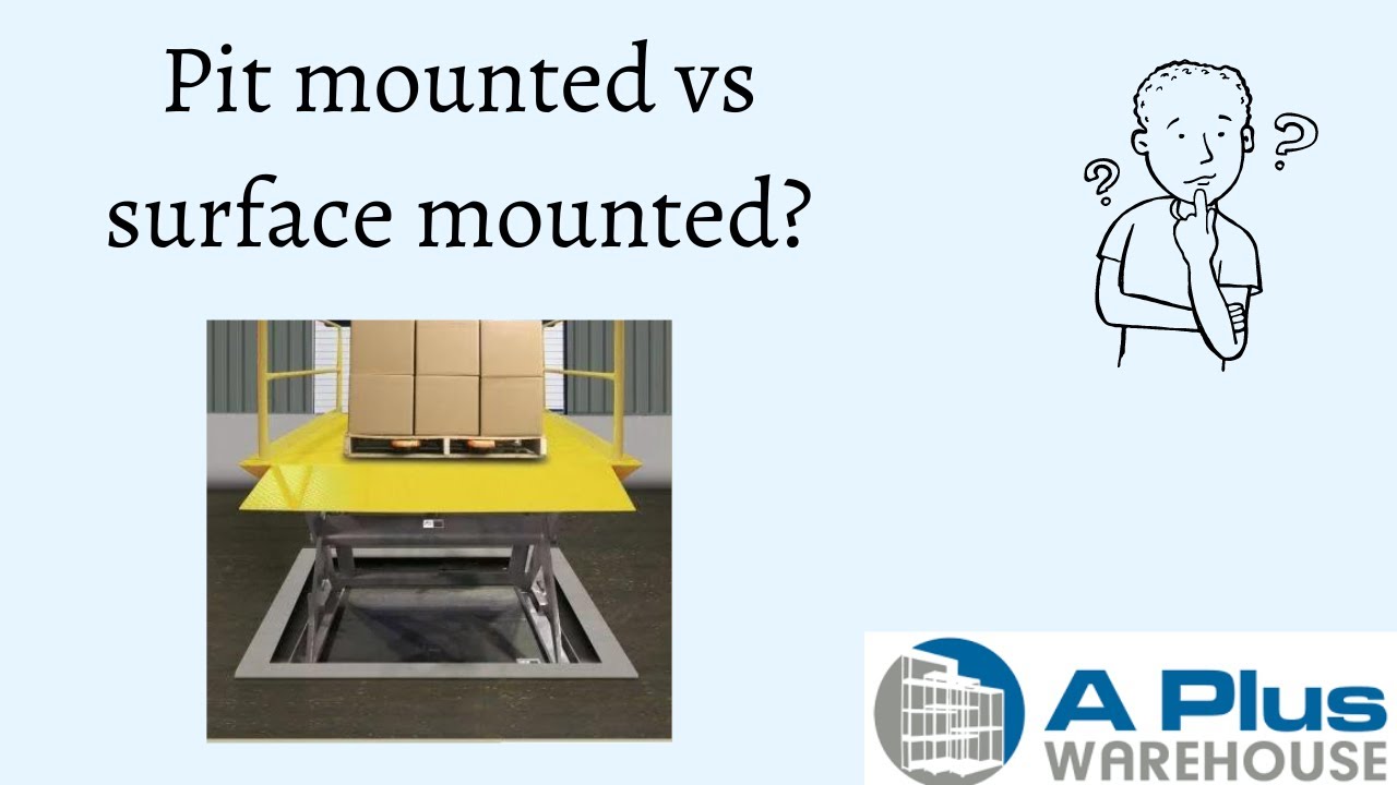 What is pit mounted vs surface mounted? - YouTube