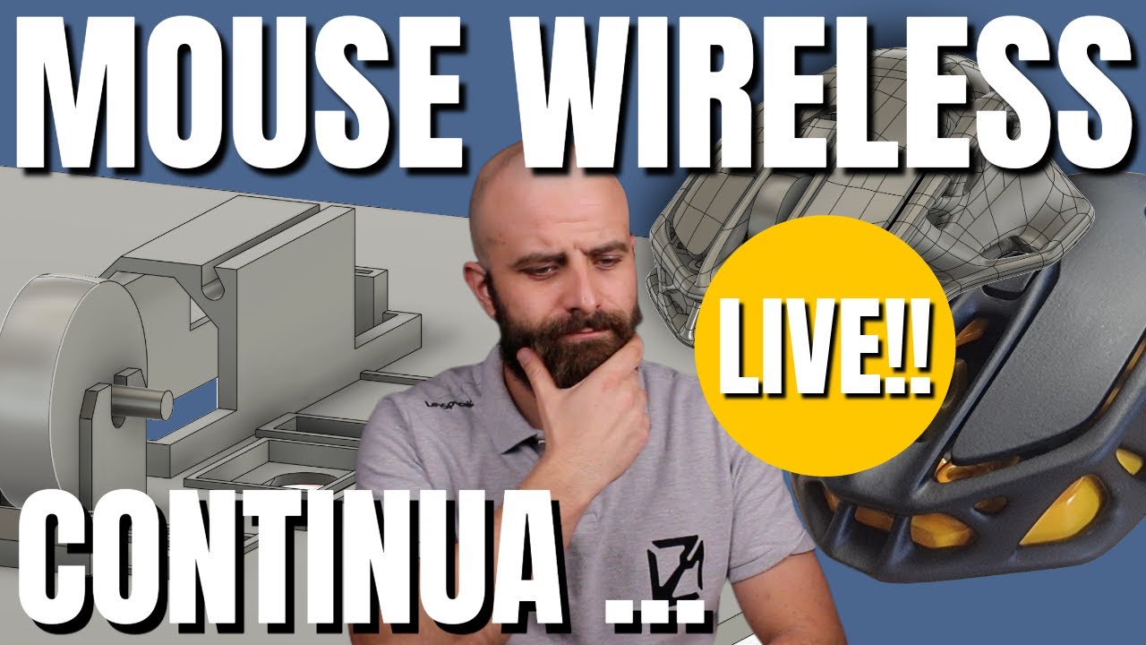 Continua la progettazione del mouse wireless - progettiamo in Fusion ...