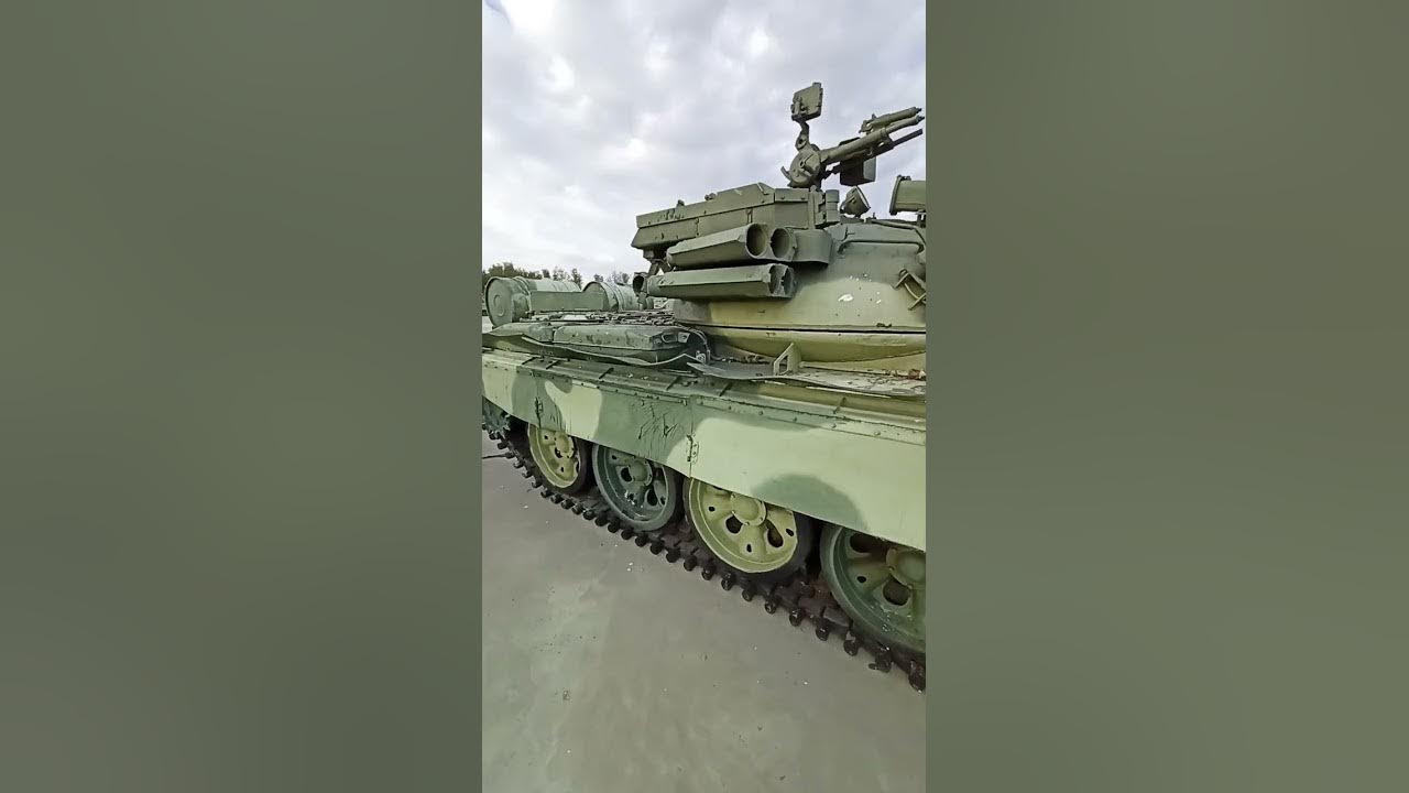 Т-55ад с КАЗ Дрозд - YouTube