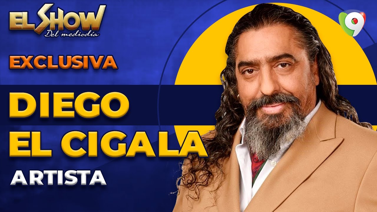 ¡EXCLUSIVA! Diego El Cigala en El Show del Mediodía - YouTube
