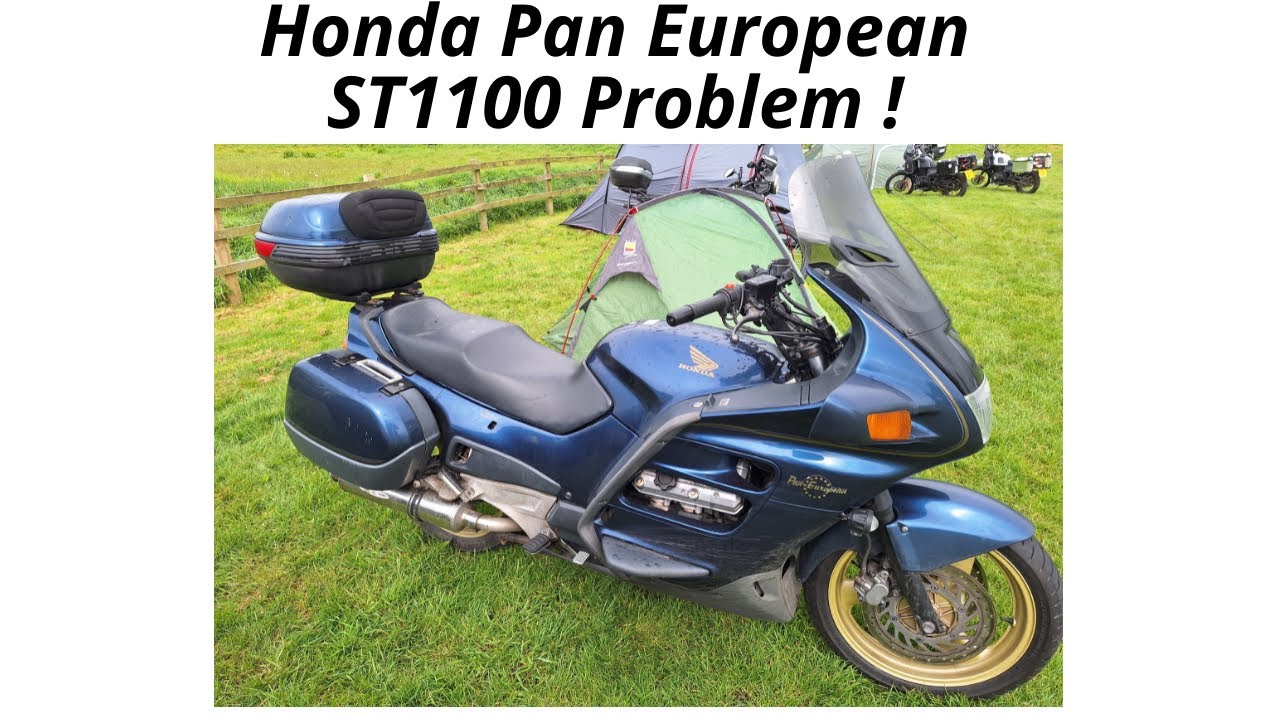Honda Pan European ST1100 Problem ! - YouTube
