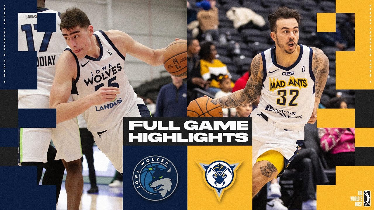 Fort Wayne Mad Ants vs. Iowa Wolves - Game Highlights - YouTube