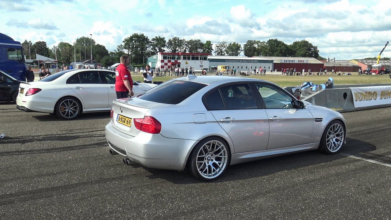 BMW M3 E90 with S55 M3 F80 ENGINE! VS. 700HP E63 AMG, M3 E46, Focus RS ...
