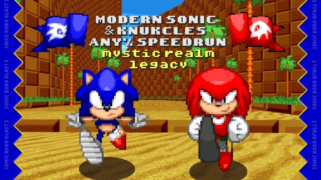 #SRB2 - Modern Sonic & Knuckles Any% - Mystic Realm Legacy - YouTube