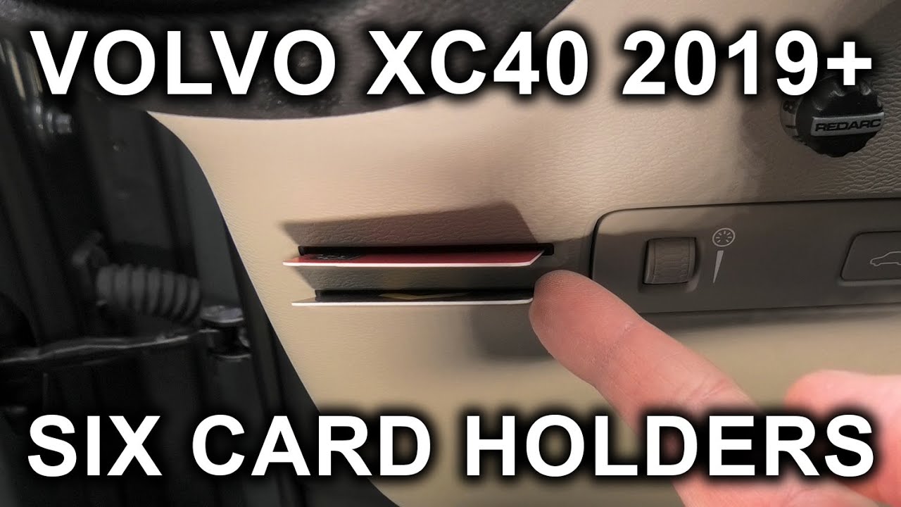 Volvo XC40 (2019-2025): Six Card Holders. XC40 Tips & Tricks! - YouTube