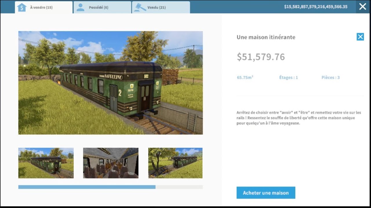 House Flipper Relooking d'un wagon de train abandonner . - YouTube