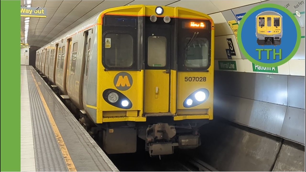 Class 507 departs Lime Street - YouTube
