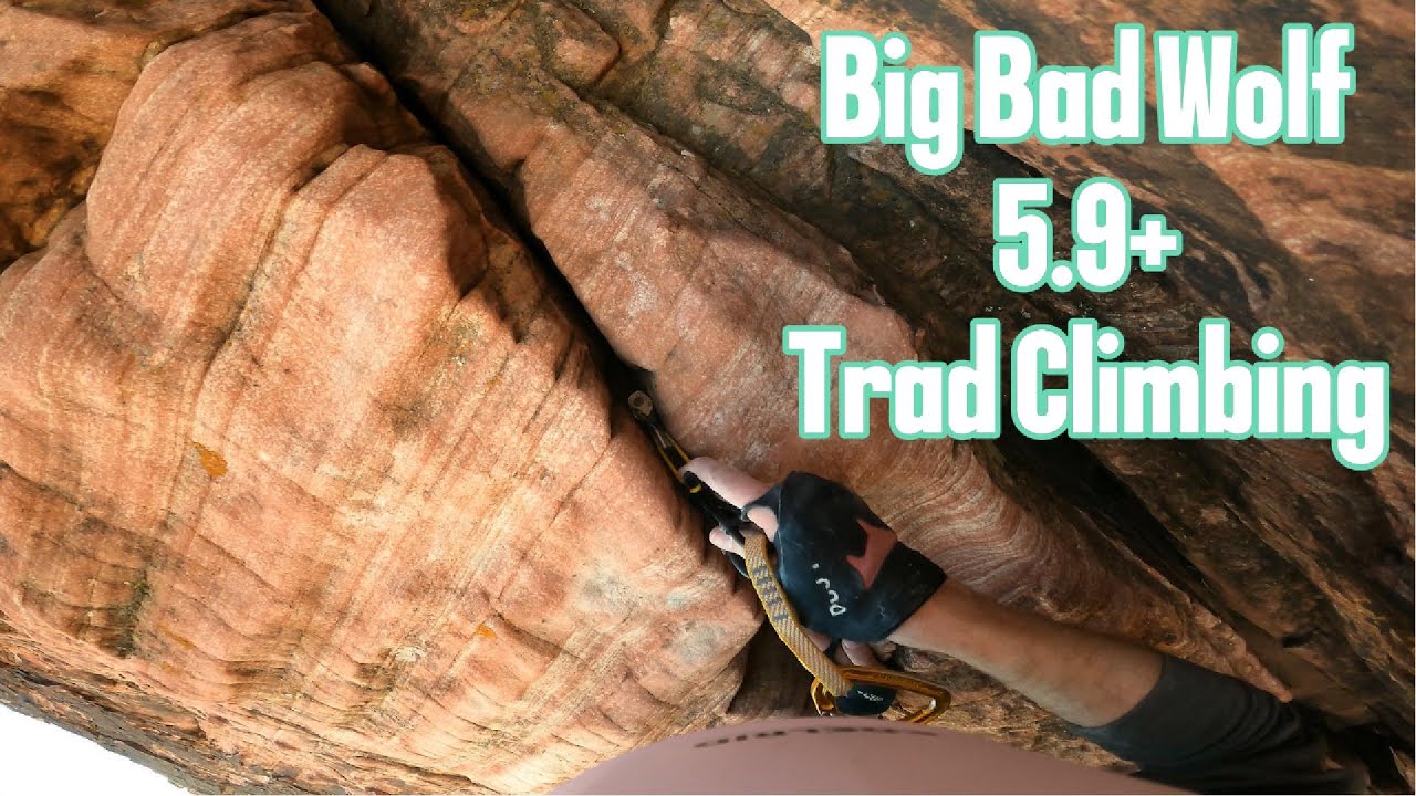 Red Rocks Trad Climbing: Grandma's House 5.9+ - YouTube