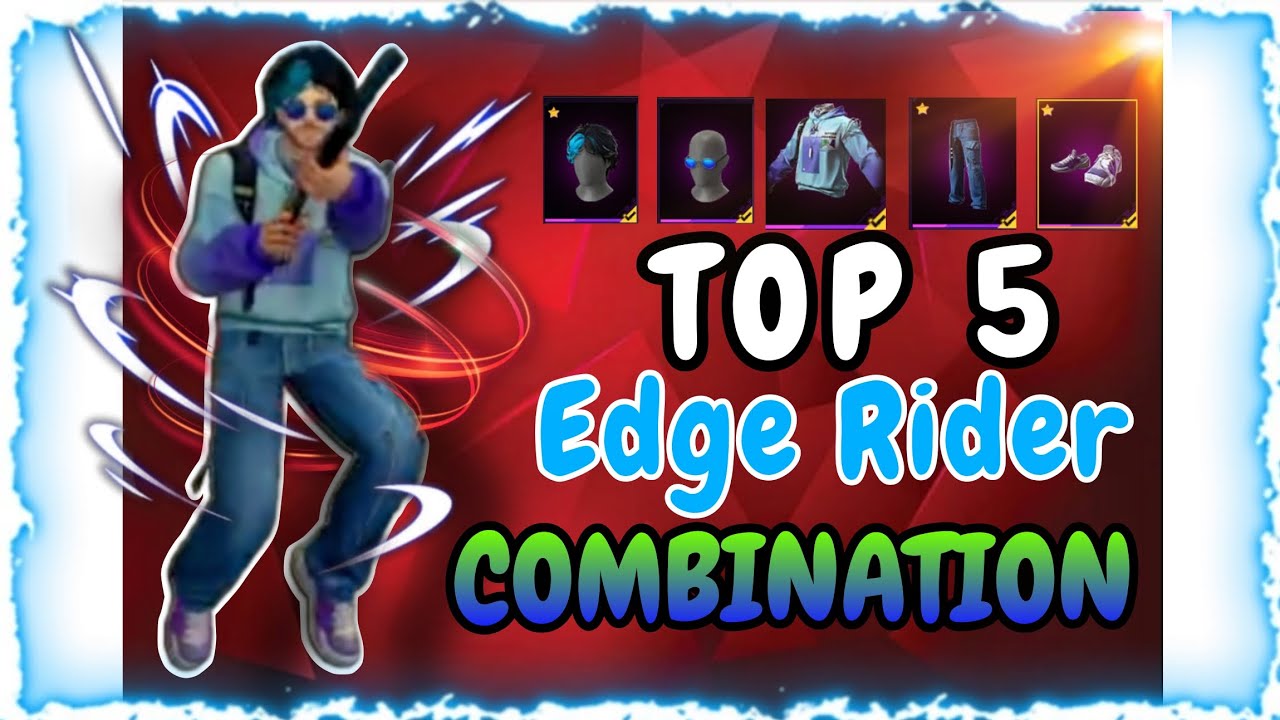 TOP 5 EDGE RIDER BUNDLE COMBINATION IN FREE FIRE 🔥💯 | NO TOP-UP PLAYERS ...