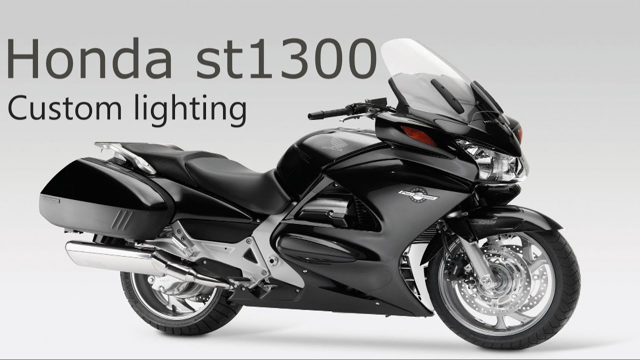 Honda ST 1300 Custom Lighting - YouTube