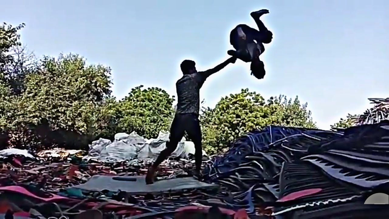 Best flip India standing double round back flip 720 flip - YouTube
