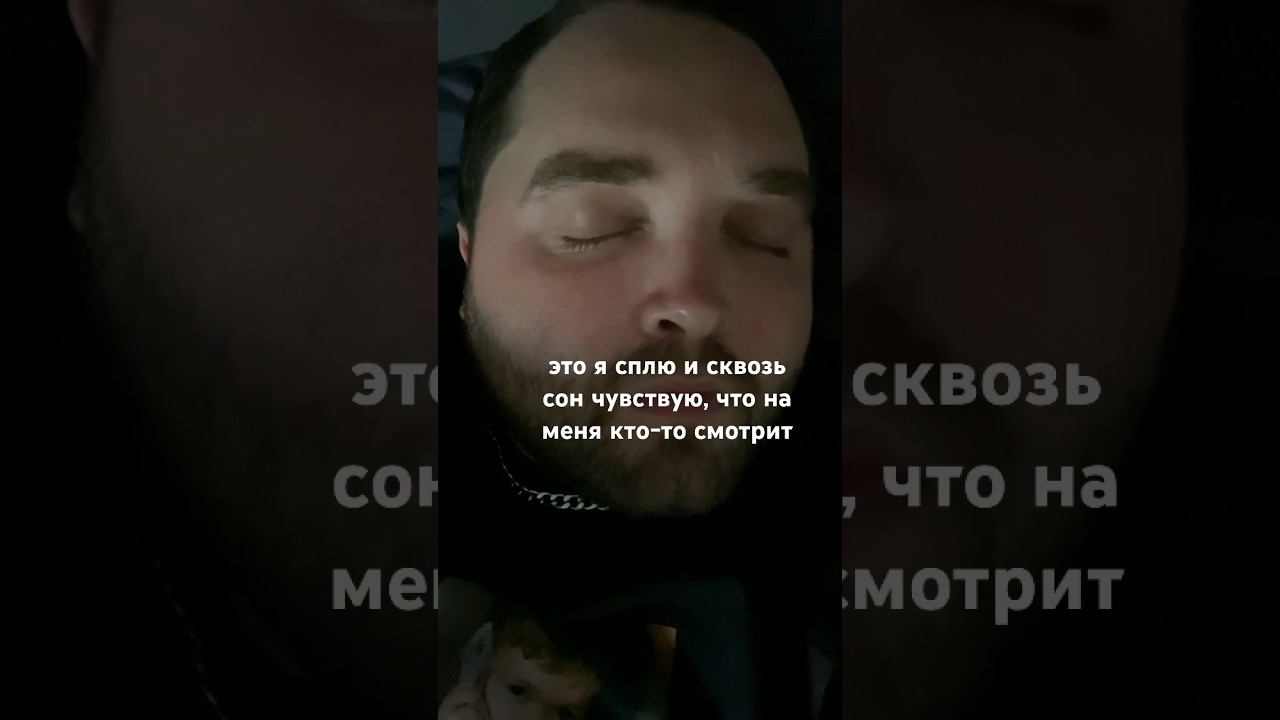 Это я сплю и чувствую, что на меня кто то смотрит !!! Кто это ?) оцени ...