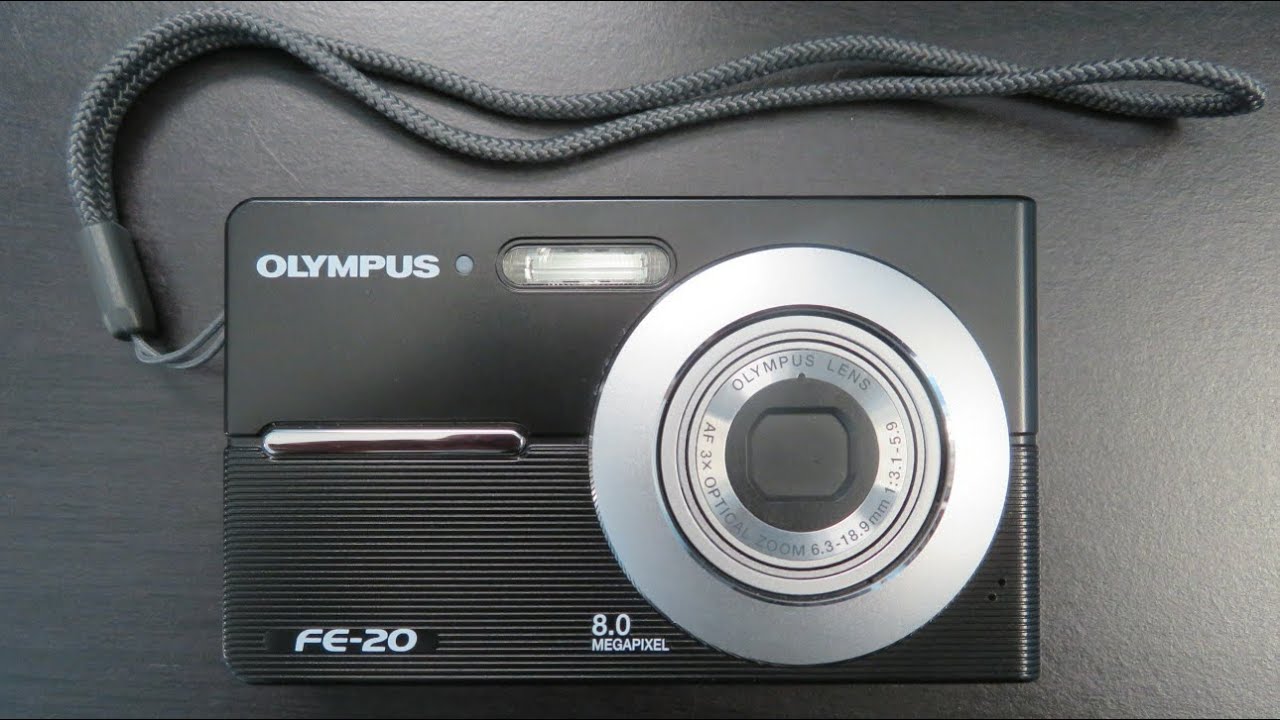 cheap digital camera 2008(olympus FE-20) - YouTube