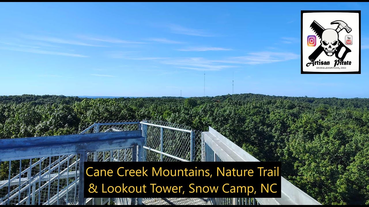 Cane Creek Mountains, Nature Trail & Lookout Tower, Snow Camp, NC - YouTube