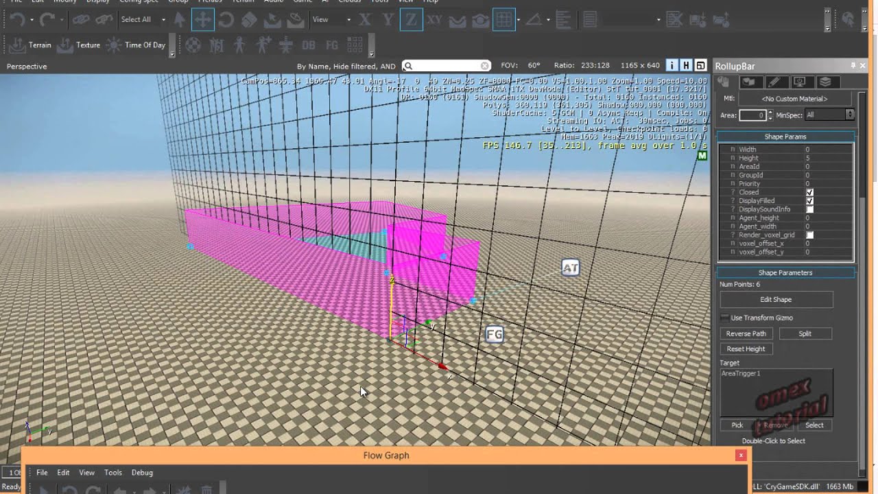 Cryengine 3 - Area Triggrer associata alla shape. - YouTube
