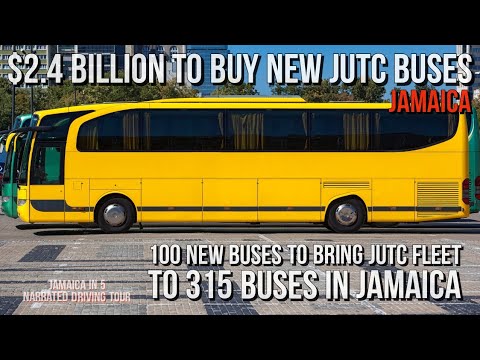 $2.4 Billion for 100 New JUTC Buses Jamaica - YouTube