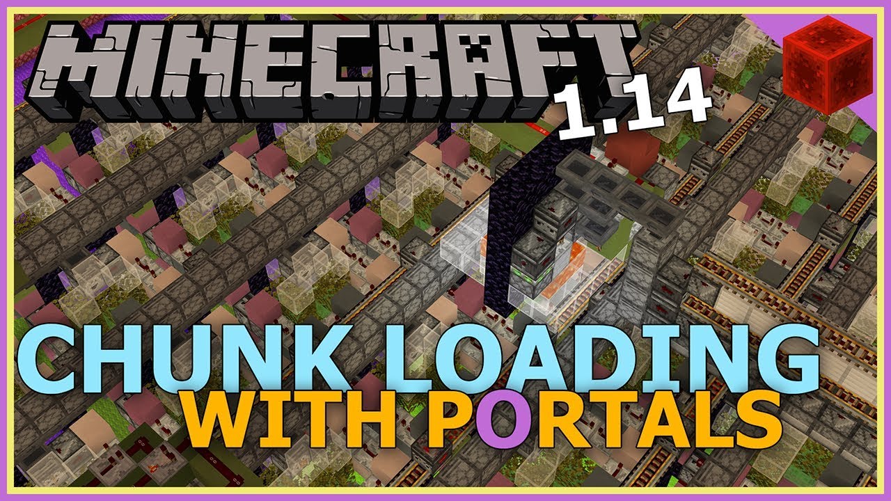 Chunk Loading with Portals | 1.14.x only Minecraft Tutorial - YouTube