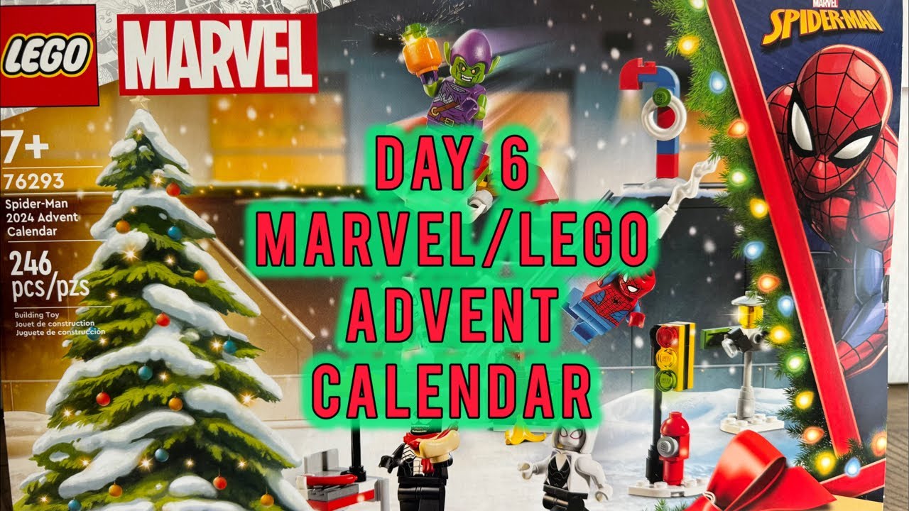 MARVEL LEGO Advent Calendar 🗓️ Day 6 Box Opening and Build! Happy ...