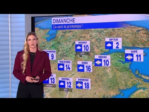 La Météo avec Virginie Gagnon 14 Mars 2025