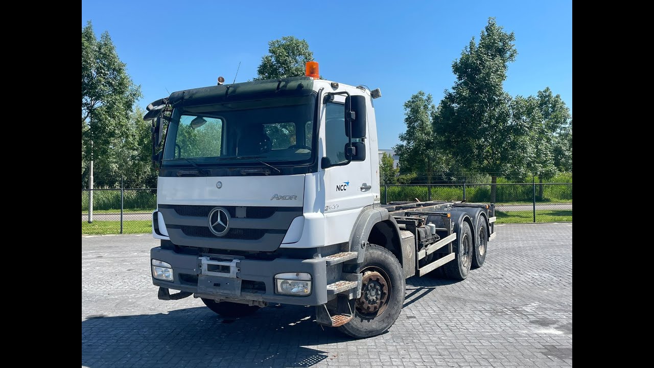 MB Axor 2633 6x4 chassis | 2013 | REF 112294 - YouTube