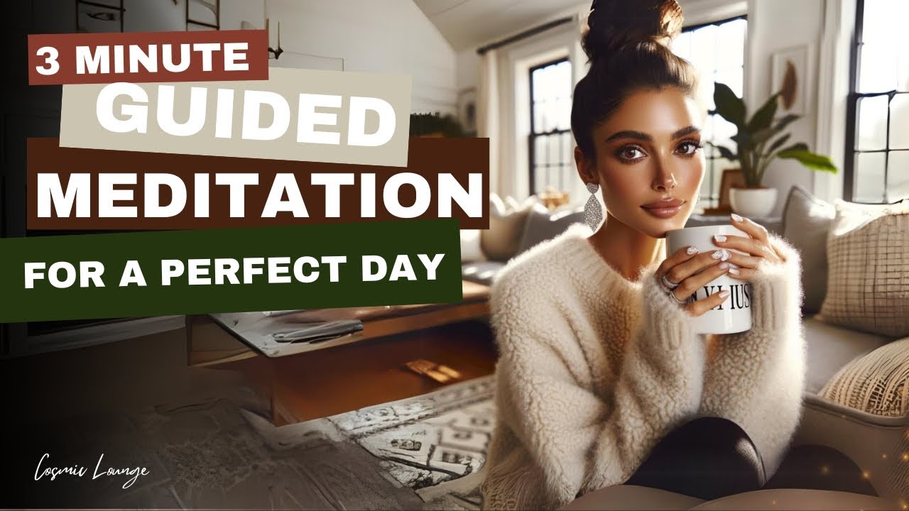 3 Minute Guided Meditation for a Perfect Day | Beginner Friendly - YouTube