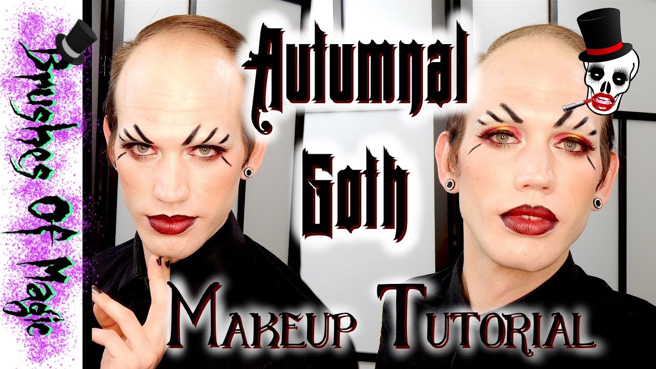 Autumnal Goth Makeup Tutorial | @brushesofmagic - YouTube