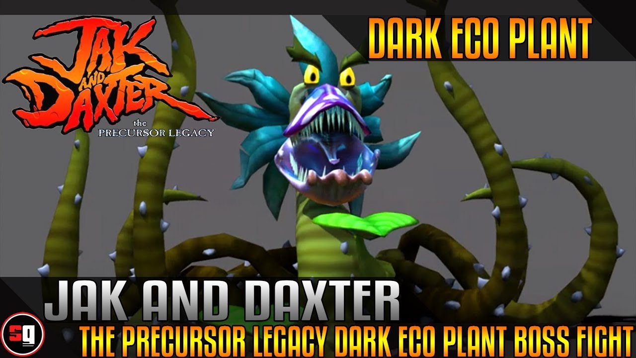 Jak and Daxter: The Precursor Legacy - Dark Eco Plant Boss Fight - YouTube