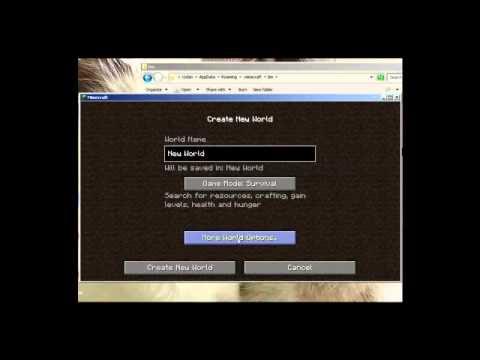 How to change creative to survival- mode (Minecraft) - YouTube