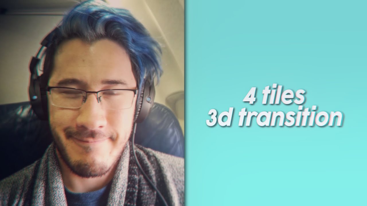 4 Tiles 3D Transition - After Effects Tutorial - YouTube