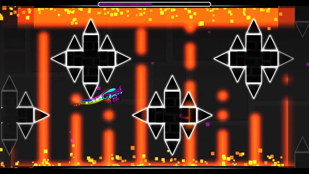 Geometry Dash - Lava Temple by Michigun (& GBoy) [Demon] - YouTube