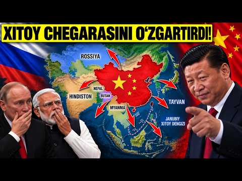 Xitoyning qo‘shnilariga hududiy da’volari | Bahsli xarita
