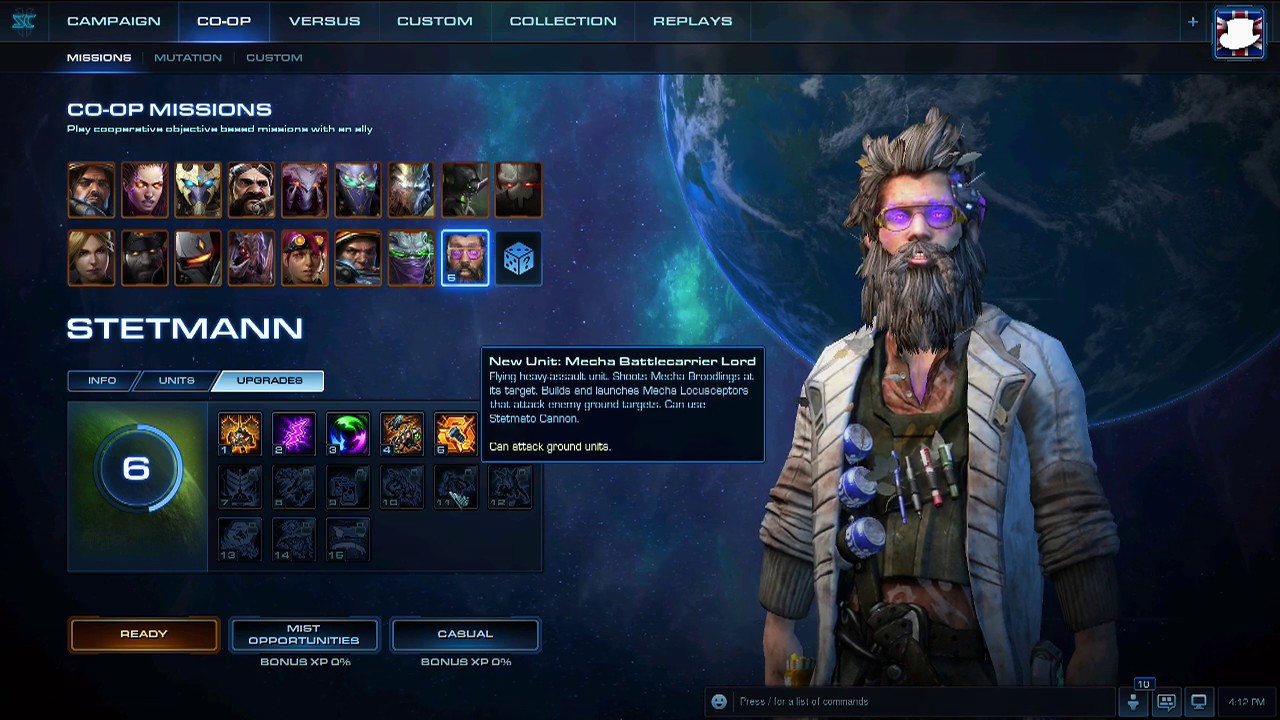 Starcraft 2 Co-op Commander Mode: Stetmann - YouTube