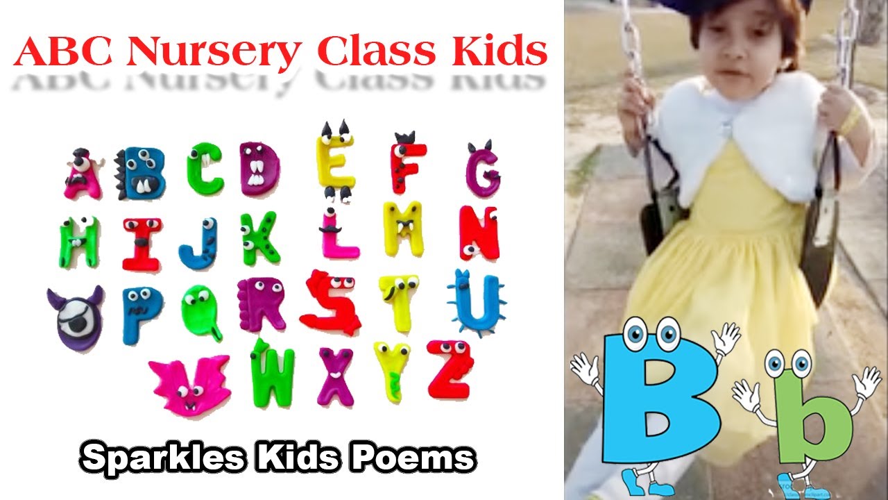Abcd song | Nursery kids poem | Nursery rhymes for kids | Sparkles kids ...